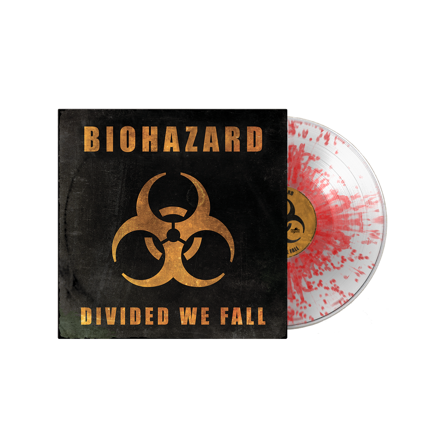 Biohazard - Divided We Fall - Clear w/ Red Splatter LP