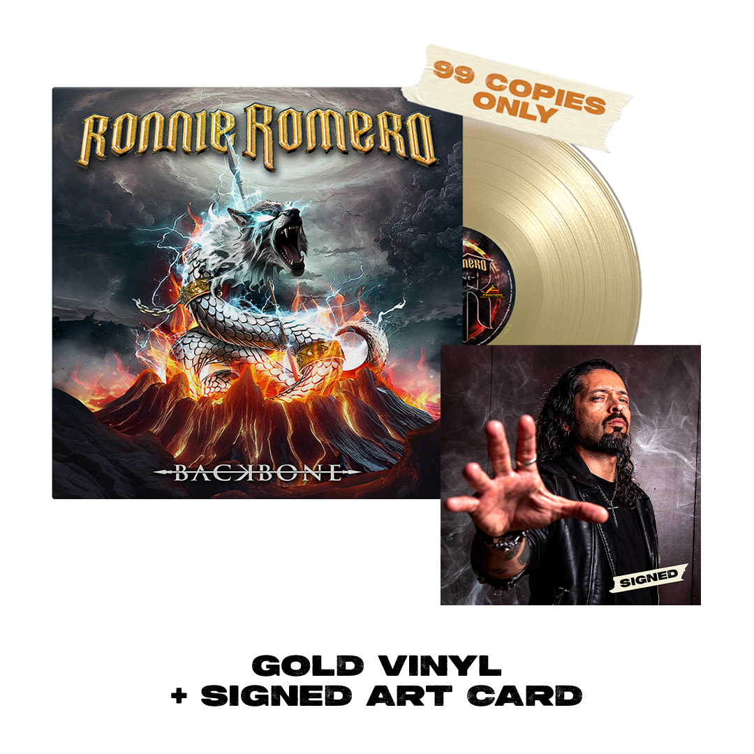 Ronnie Romero - Backbone - Gold Vinyl + Signed Art Card