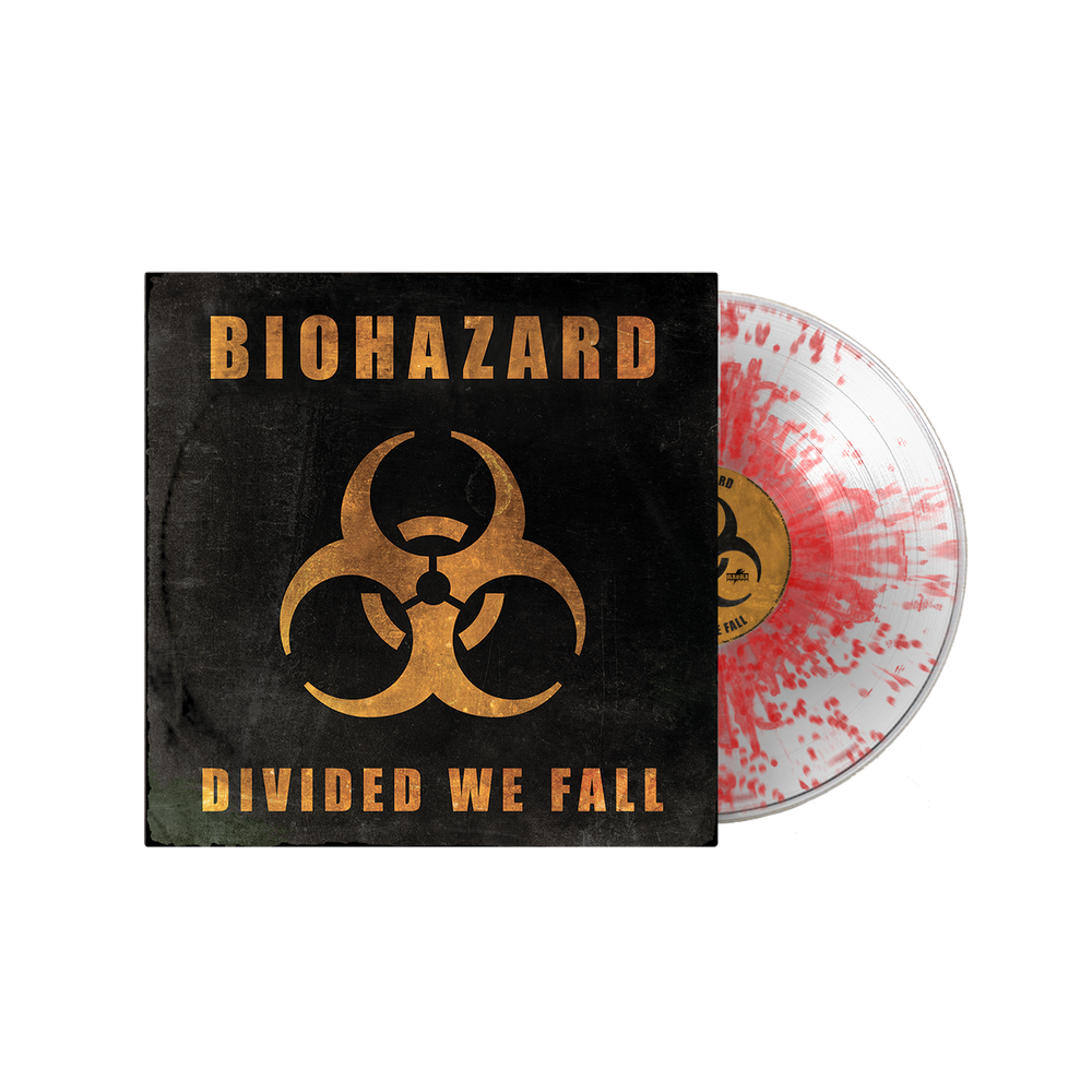 Biohazard - Divided We Fall - Clear w/ Red Splatter LP