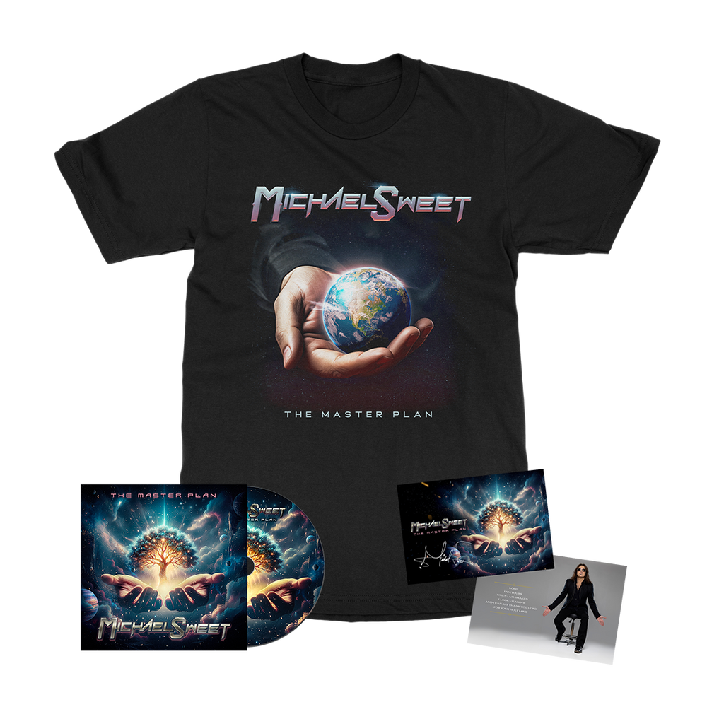 Michael Sweet - The Master Plan - CD Merch Bundle