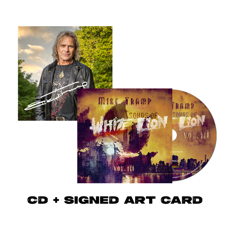 Mike Tramp - Songs of White Lion Vol. III - CD + Signed Art Card Bundl