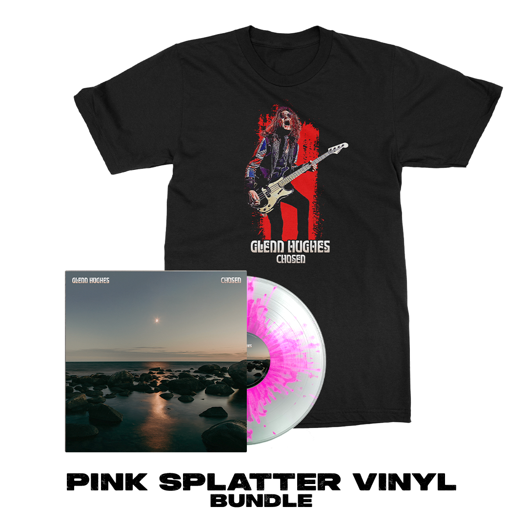 Glenn Hughes - Chosen - Pink Splatter Vinyl Bundle